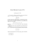 MATH 537A - UArizona - Global Differential Geometry - Studocu