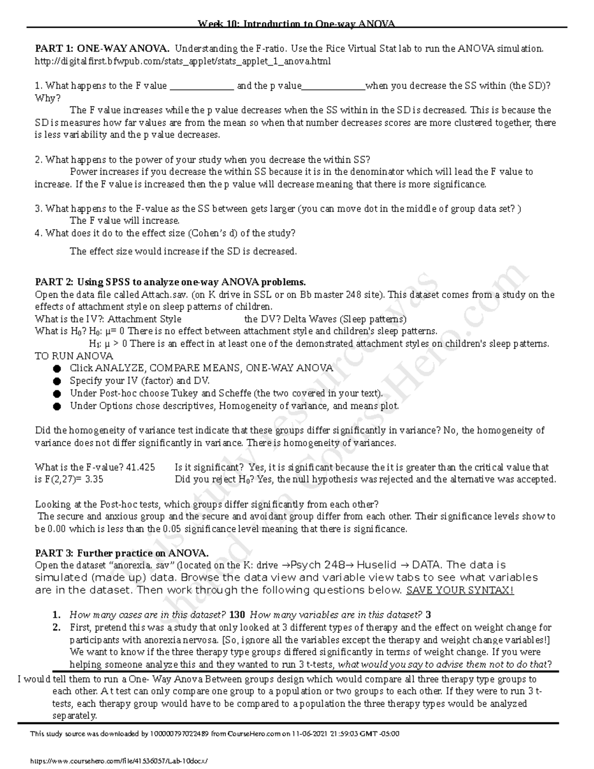 Lab 10.docx - Lab designed to test knowledge of Jasp and utilize ...