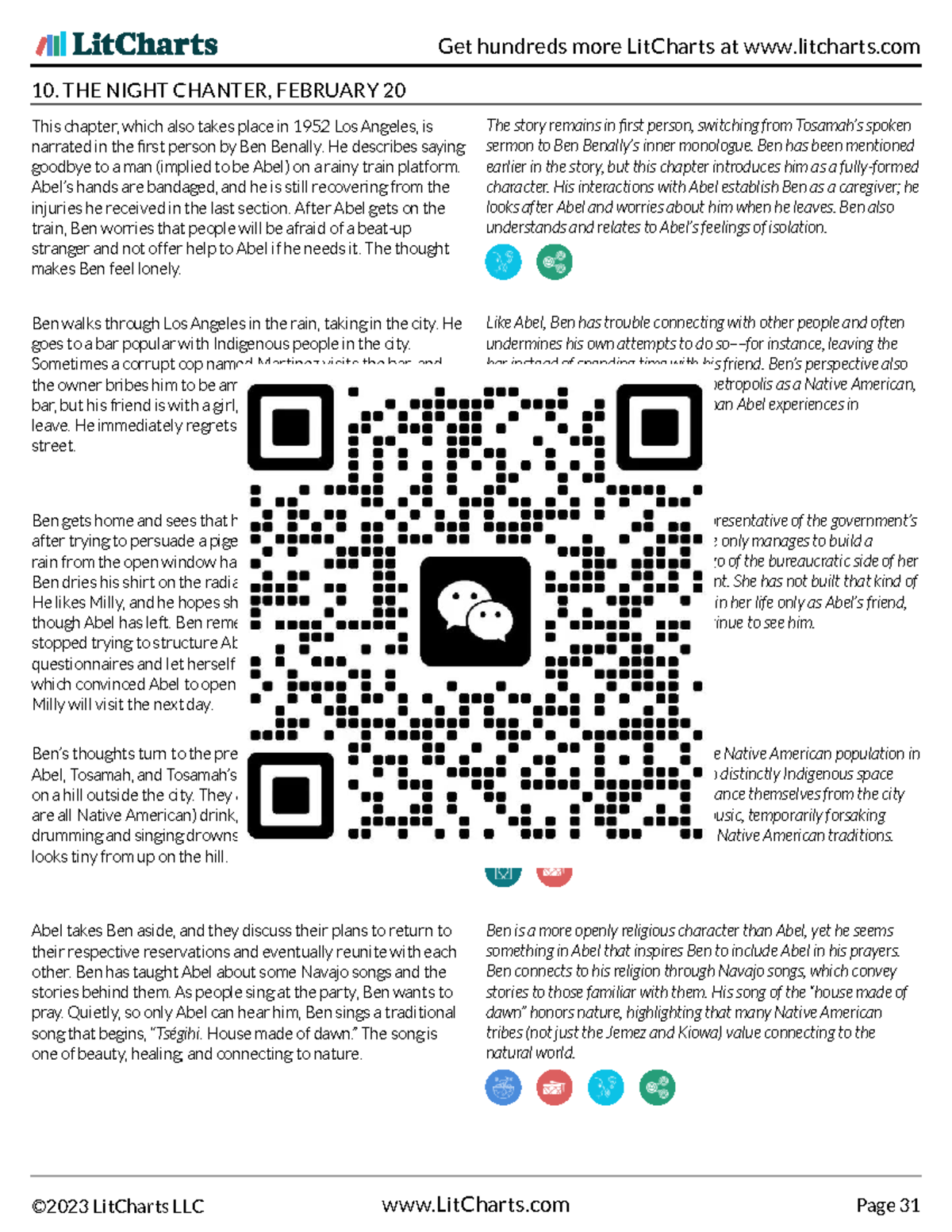 House-Made-of-Dawn-Lit Chart 31 - 10. THE NIGHT CHANTER, FEBRUARY 20 ...