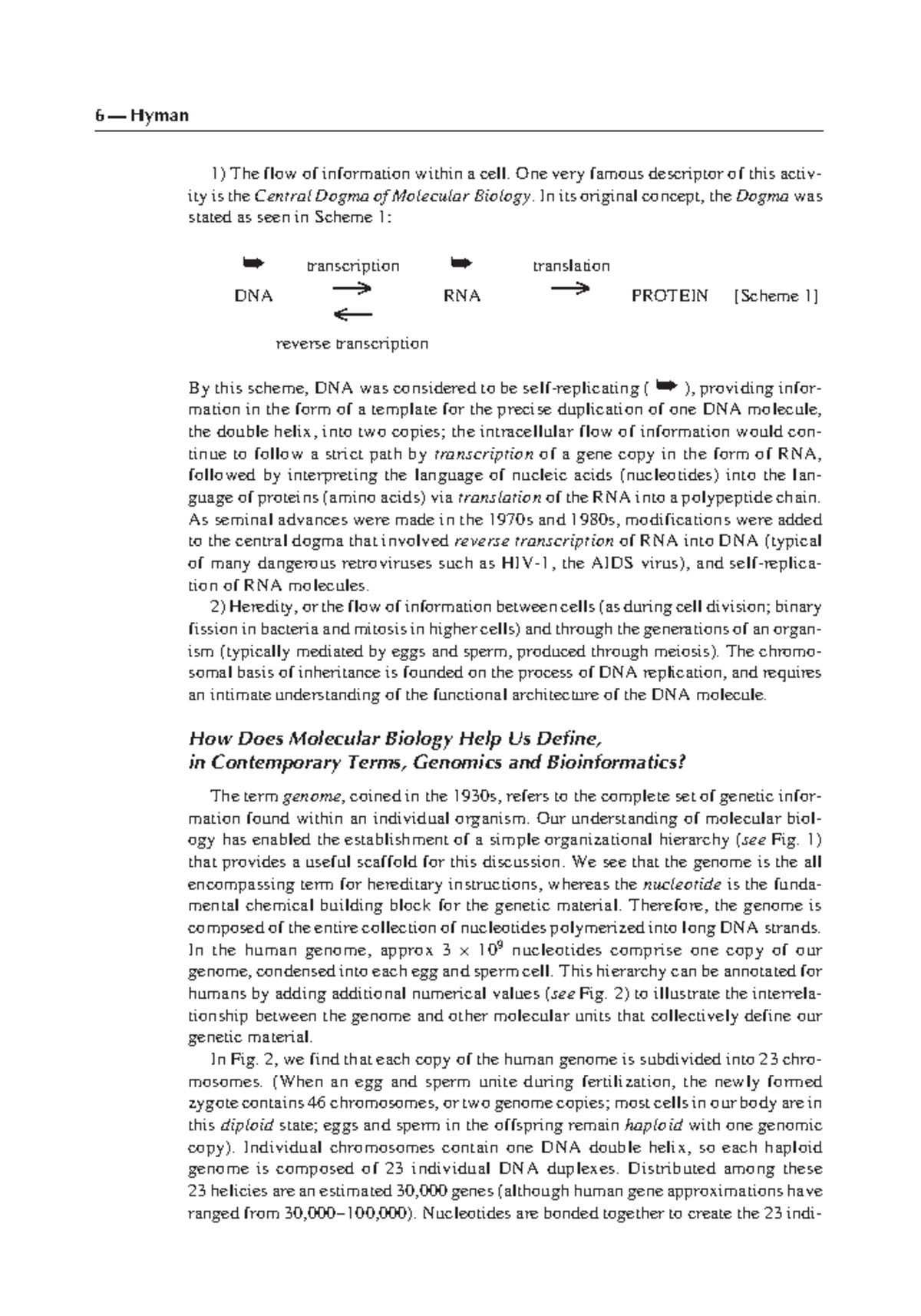 Introduction to bioinformatics-7 - 6 — Hyman The flow of information ...