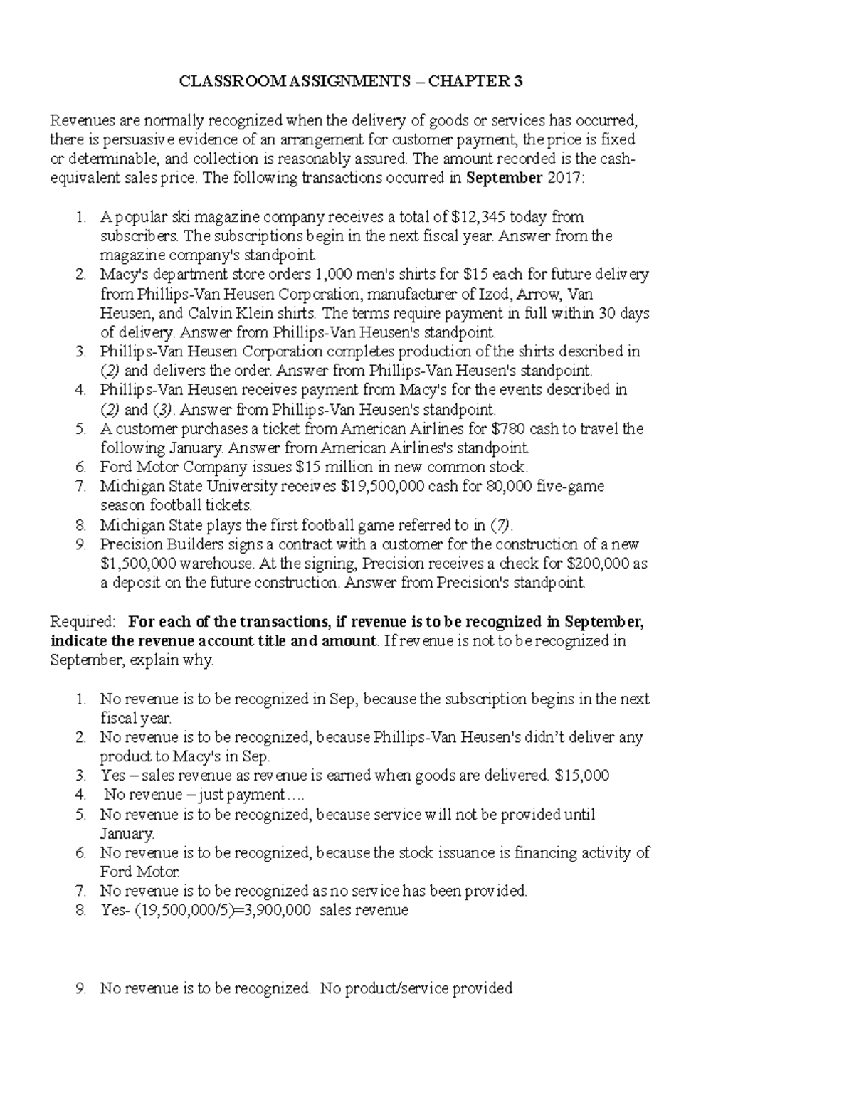 Chapter 3 Classwork - ADESC - CLASSROOM ASSIGNMENTS – CHAPTER 3 ...