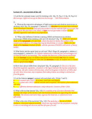 Biology II Lecture 30 Study Guide - Lecture 30 - Complex Patterns of ...