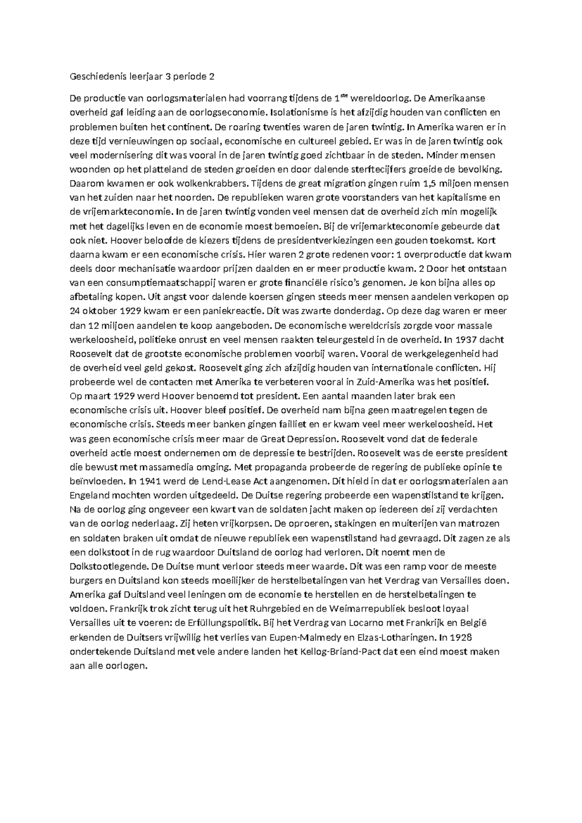 Geschiedenis leerjaar 3 periode 2 - Geschiedenis leerjaar 3 periode 2 ...