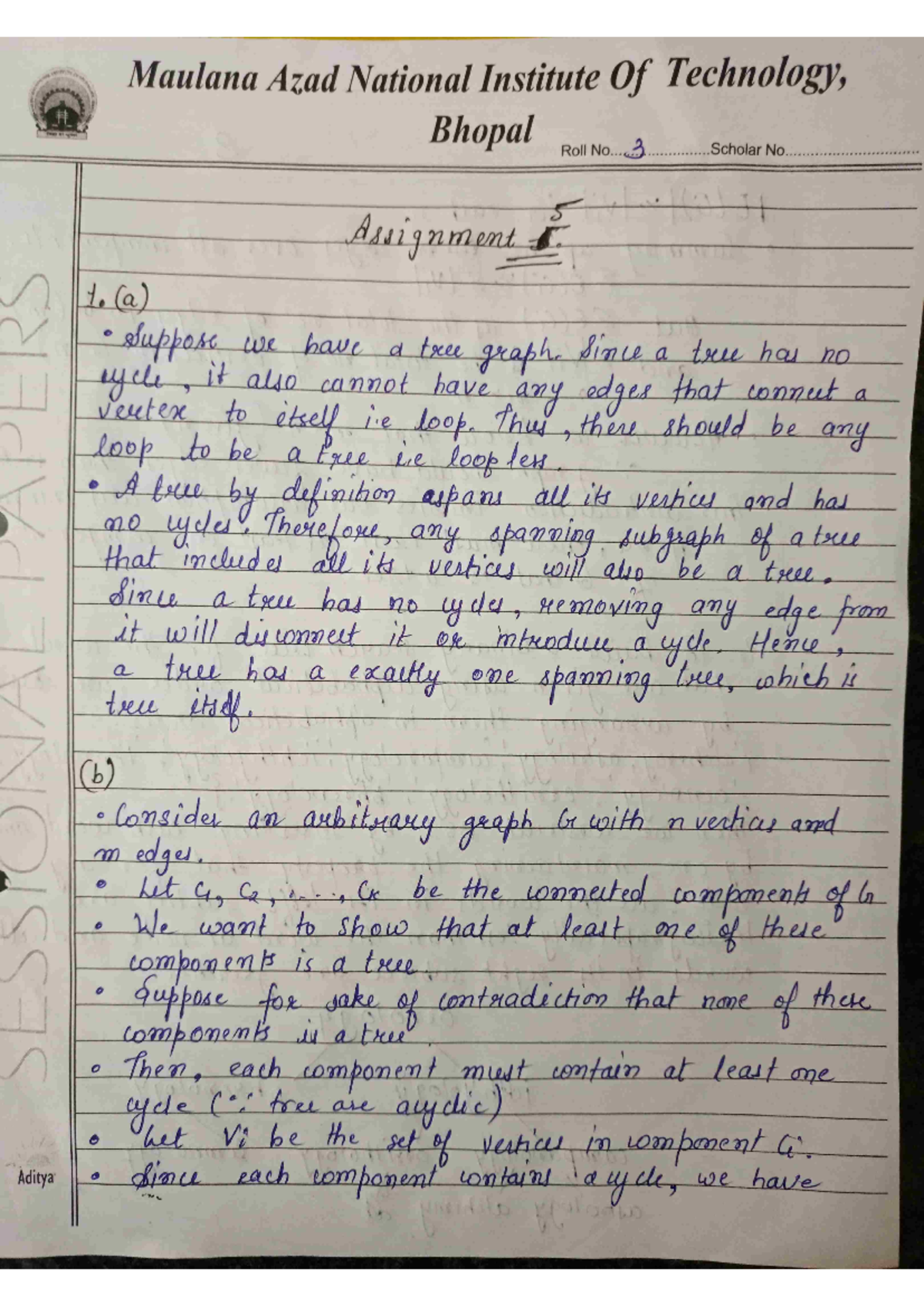 Graph theory notes - Computer Science and Engineering - Studocu