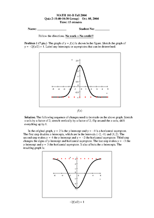 Quiz2-10.40-soln - Math101 quiz - MATH 101-B Fall 2004 Quiz 2 ( 10:40 ...