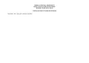 DLP in Science 3 Quarter 1 - DETAILED LESSON PLAN IN SCIENCE 3 DLP No ...