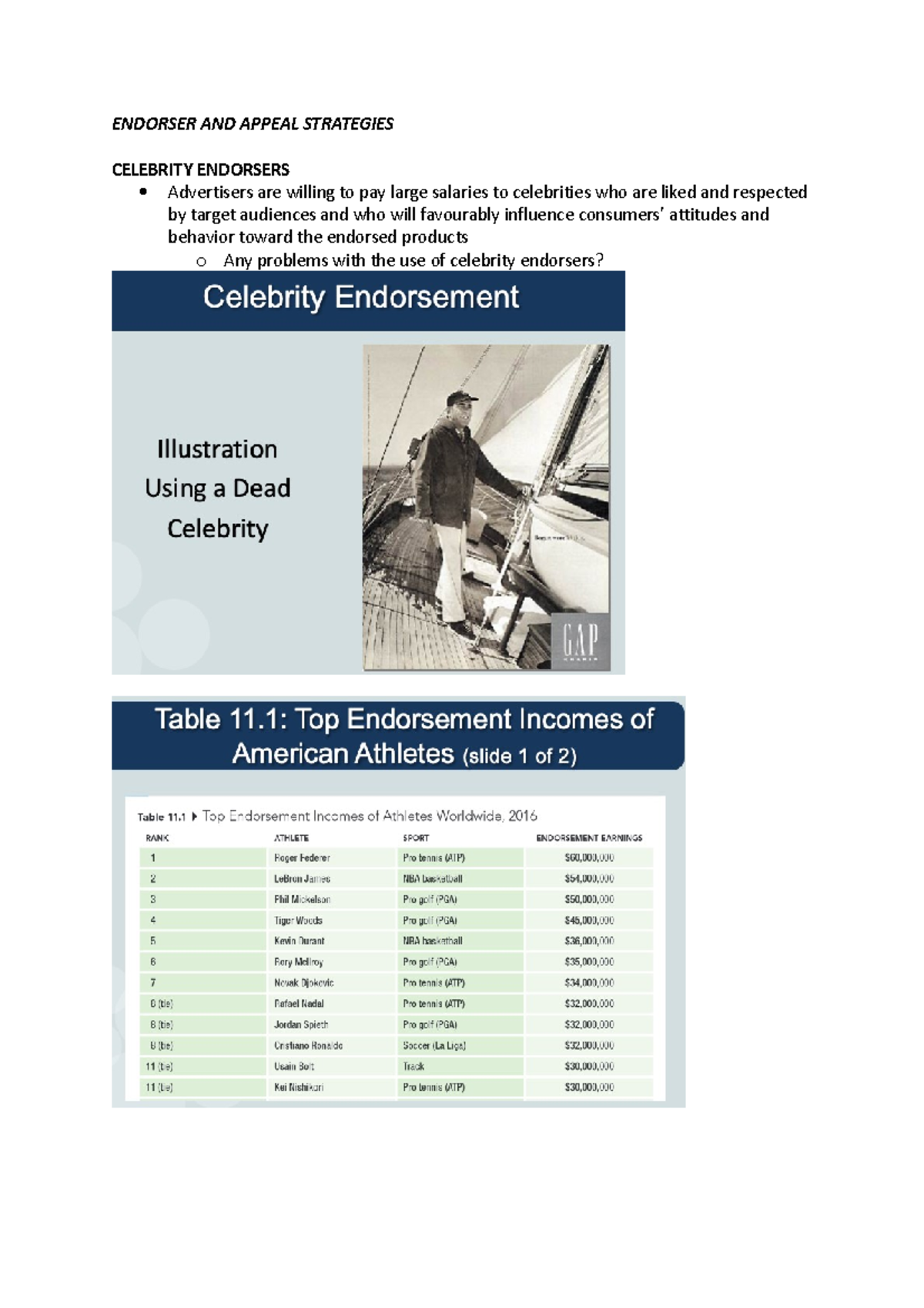 Endorser AND Appeal Strategies - ENDORSER AND APPEAL STRATEGIES ...