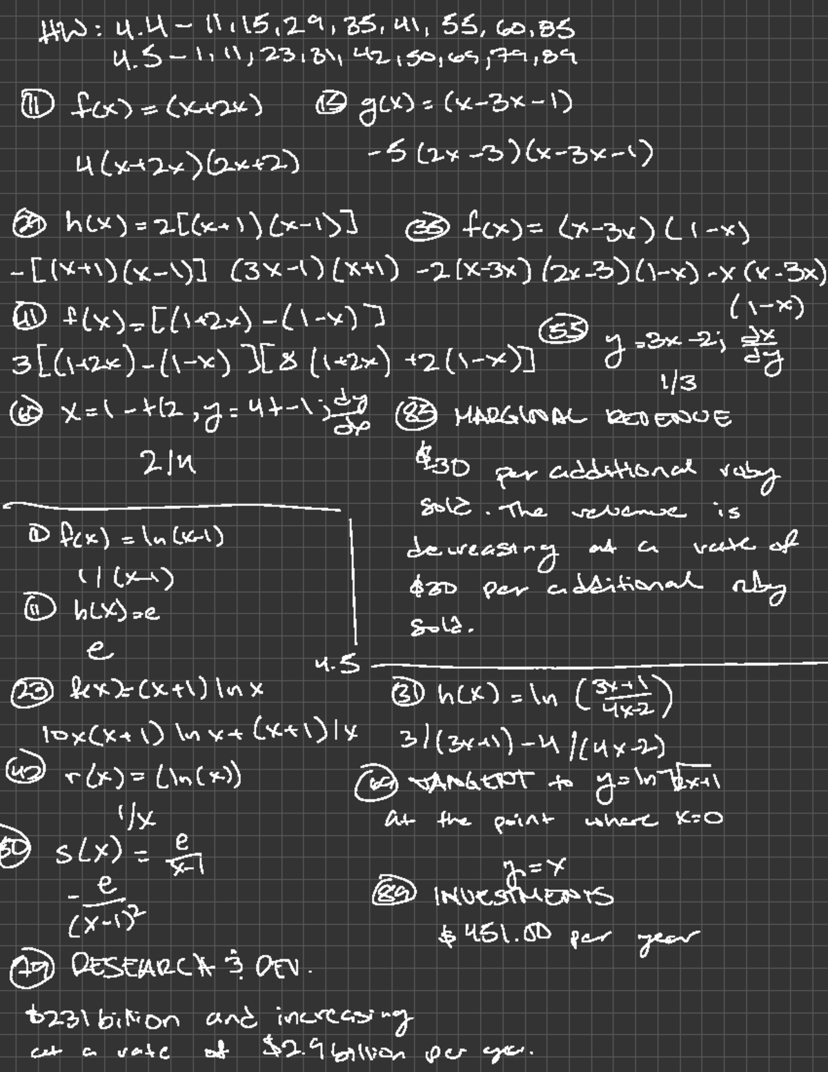 Math 30 Hw Feb 25 - Homework for math 30 - HW : 4. 11115, , 41 , 55 ...