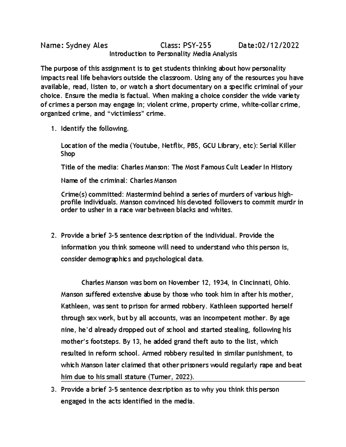 Introduction-to-Personality-Media-Analysis-Worksheet-personality ...