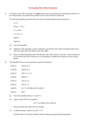 H446 01 mark scheme set 2 - H446/ Practice Paper 2 GCE Computer Science H446/01 Computer Systems ...