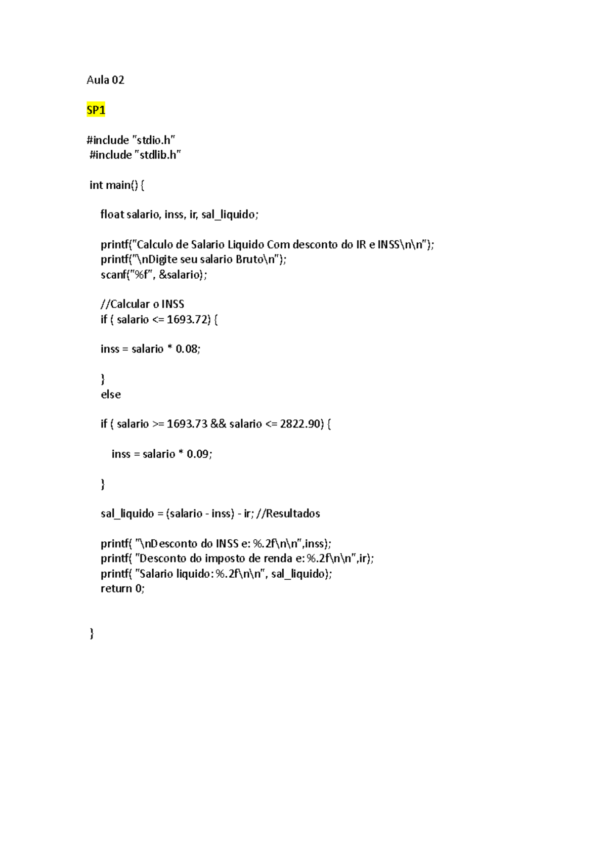 Algoritmos E Programação Estruturada - RETOEDU