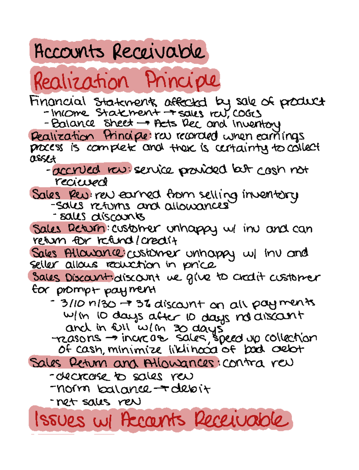 Week 6 Lecture Videos - Accounts Receivable - Accounts Receivable ...