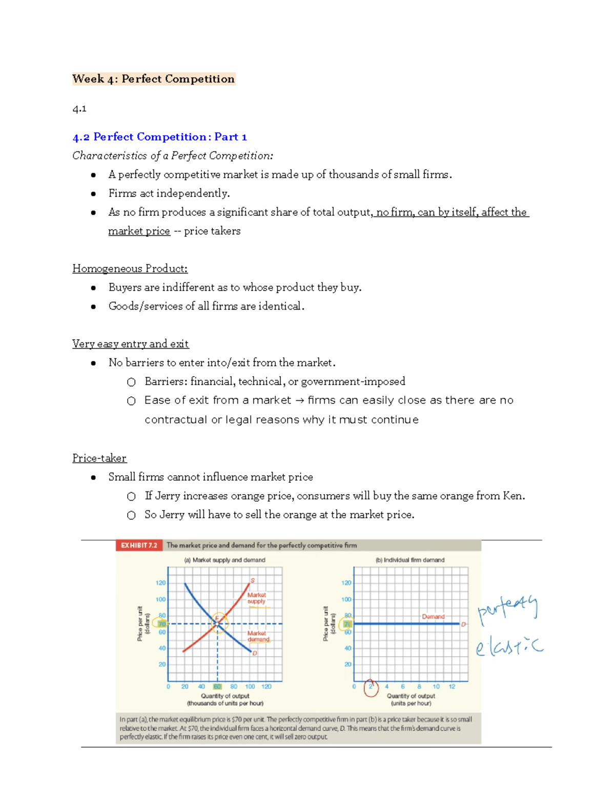 Unit4 Notes BU1003 - Week 4: Perfect Competition 4 Perfect Competition ...