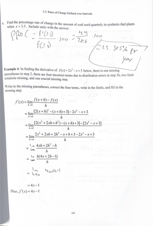 2.6 Rate-of-Change Graphs Day 2 - MATH1020 - Studocu
