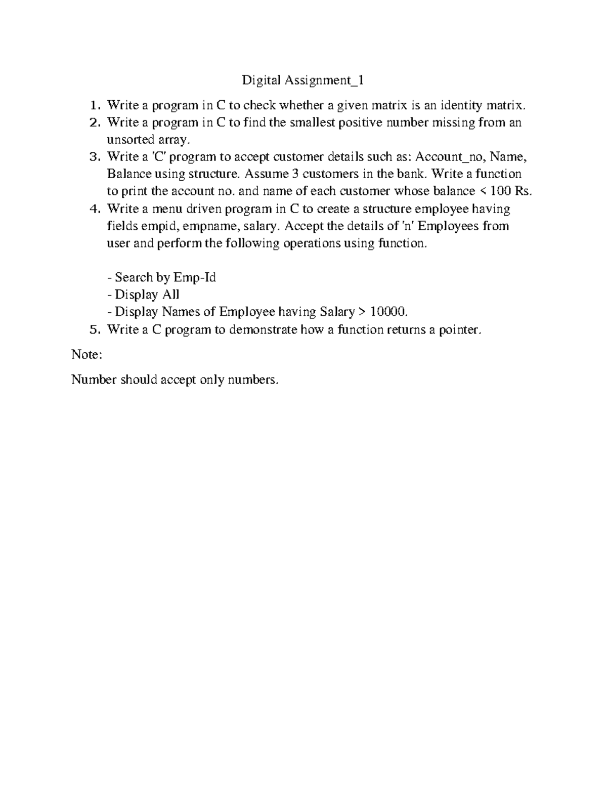 VL2022230505620 DA - Digital Assignment_ 1. Write a program in C to check whether a given matrix ...