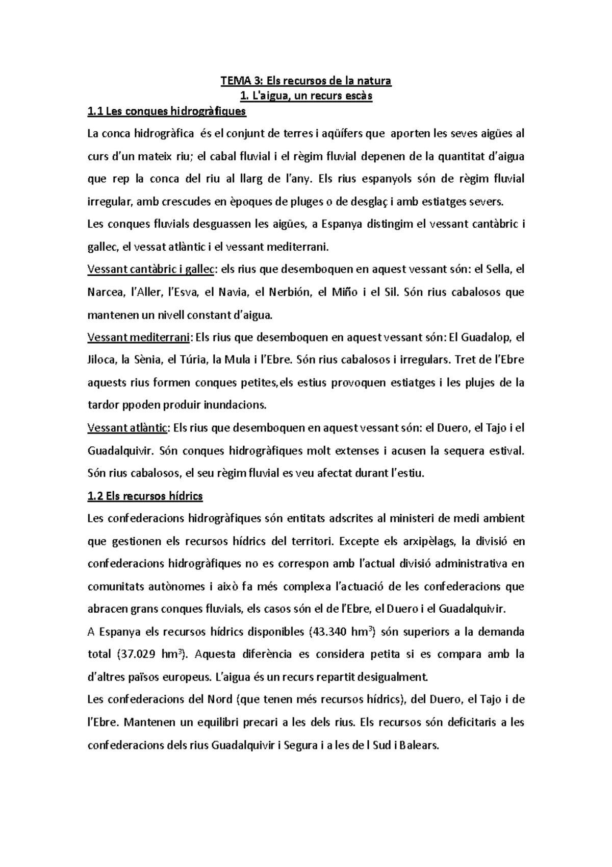 Geografia Apunts - Warning: TT: undefined function: 32 Warning: TT: undefined function: 32 TEMA ...