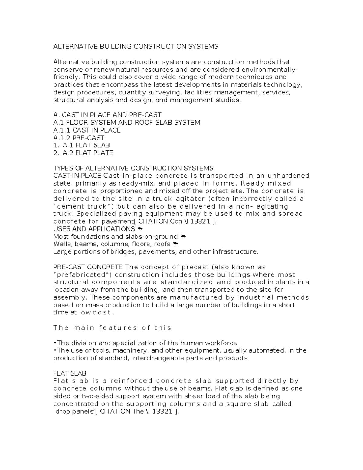 Alternative Building Construction Systems - ALTERNATIVE BUILDING ...