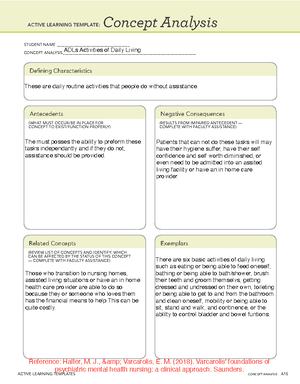 Advocacy ATI Template - ACTIVE LEARNING TEMPLATES Nursing Skill STUDENT ...