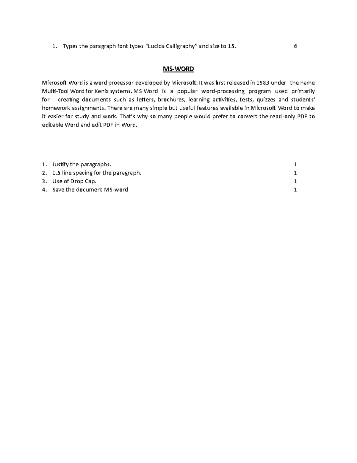 The - jhjhj - Types the paragraph font types “Lucida Calligraphy” and ...