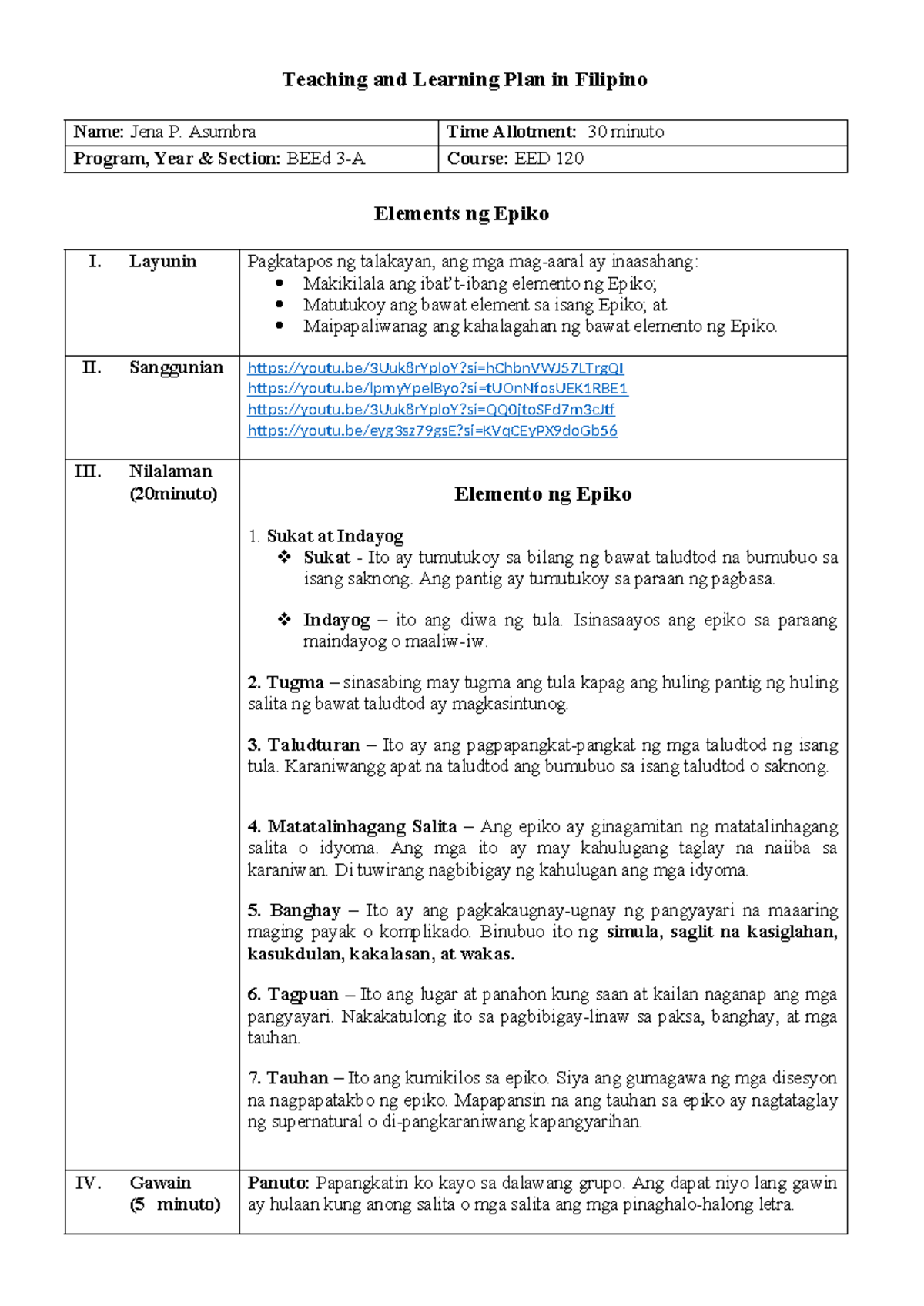 Inbound 2415229782026950723 - Teaching and Learning Plan in Filipino ...