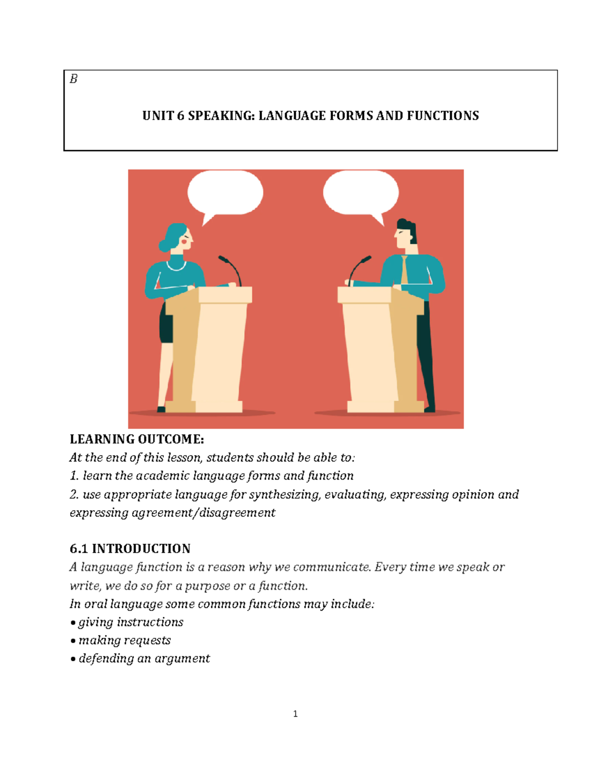 Unit 6 EPI Razilah Unit 6 Language Forms and Functions - English For ...