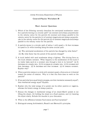 Physics freshman - i want worked example problem on chapter three and ...