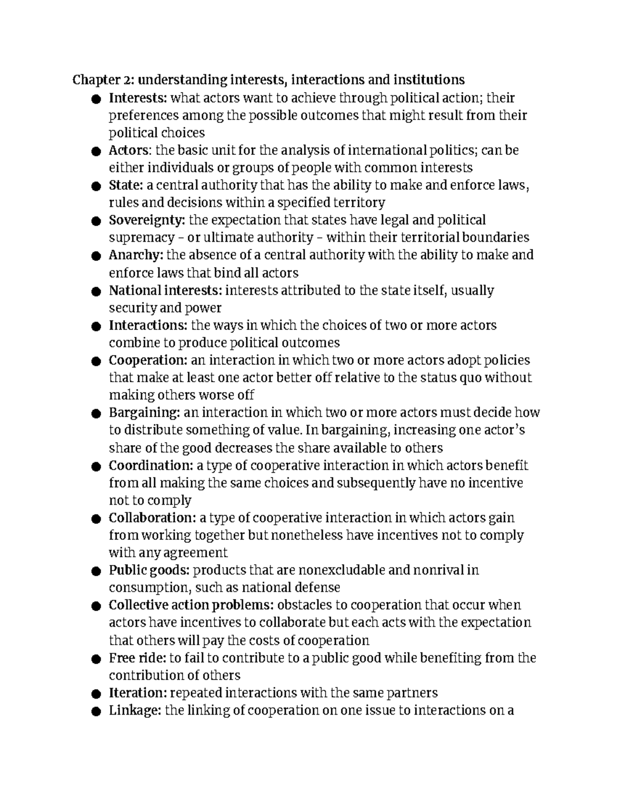 Chapter 2 week 4 - Willow K - Chapter 2: understanding interests ...