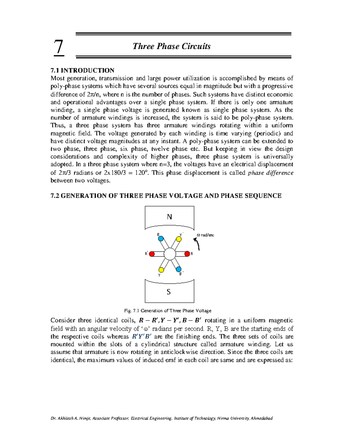 Three Phase Systems - Extra Questions ON Complex Numbers - Three Phase ...