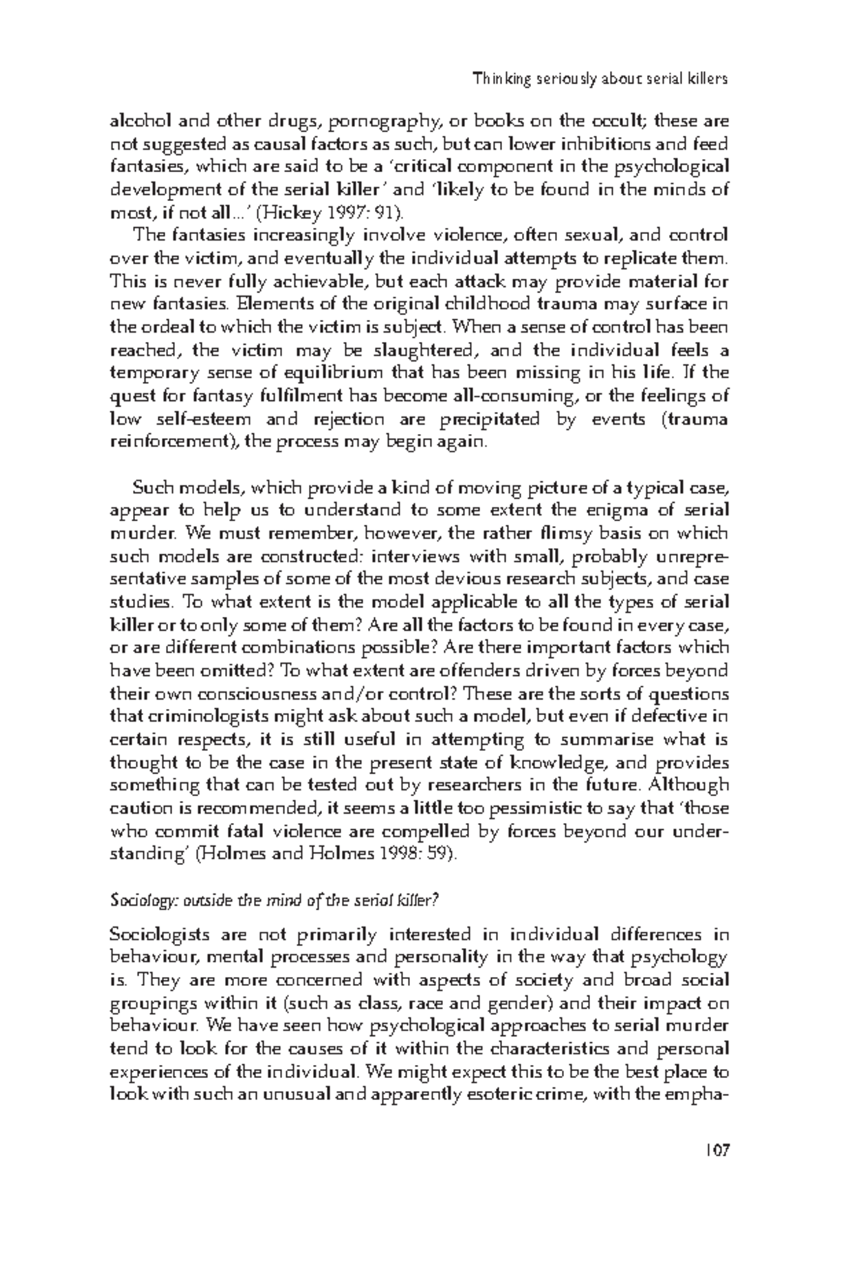 Introducing-criminology-40 - 107 Thinking seriously about serial ...