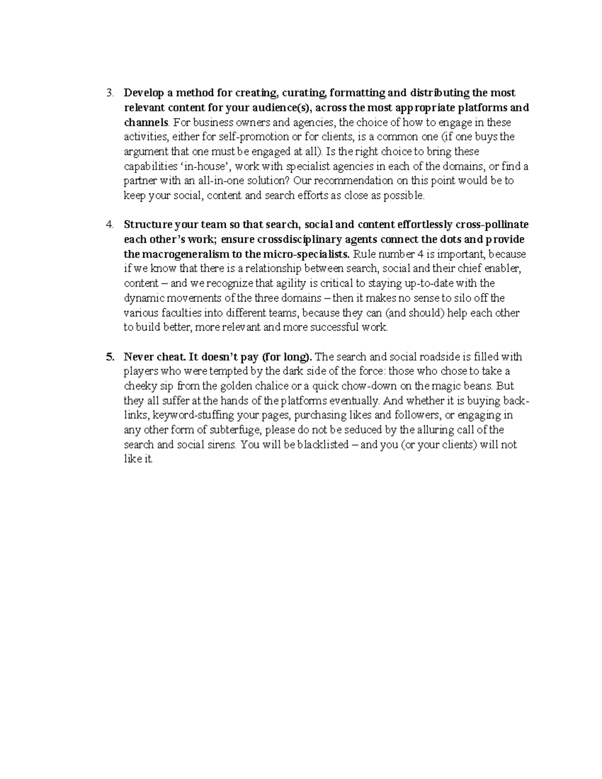 MKT-265 Module 2 Notes - Develop a method for creating, curating ...