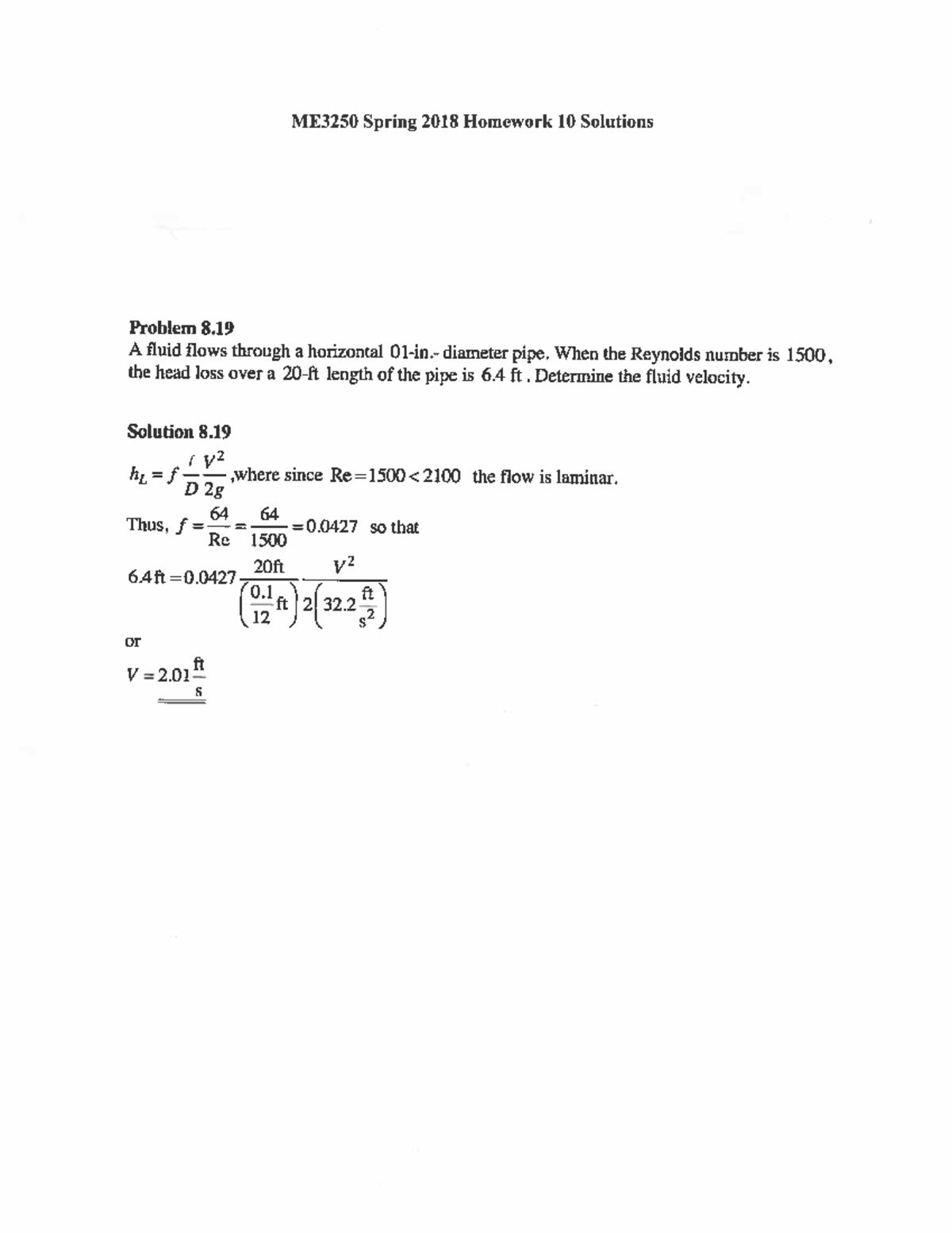 ME 3250-S18 HW#10 Sol - Solutions from course textbook homework set 10 ...