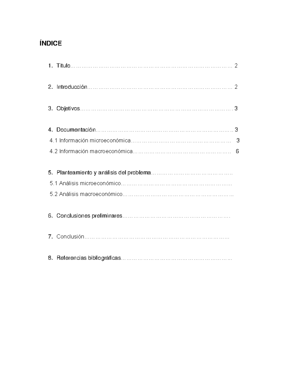 Evidencia 1 Economia - Nota: 95 - Warning: TT: undefined function: 32 ÍNDICE - Studocu