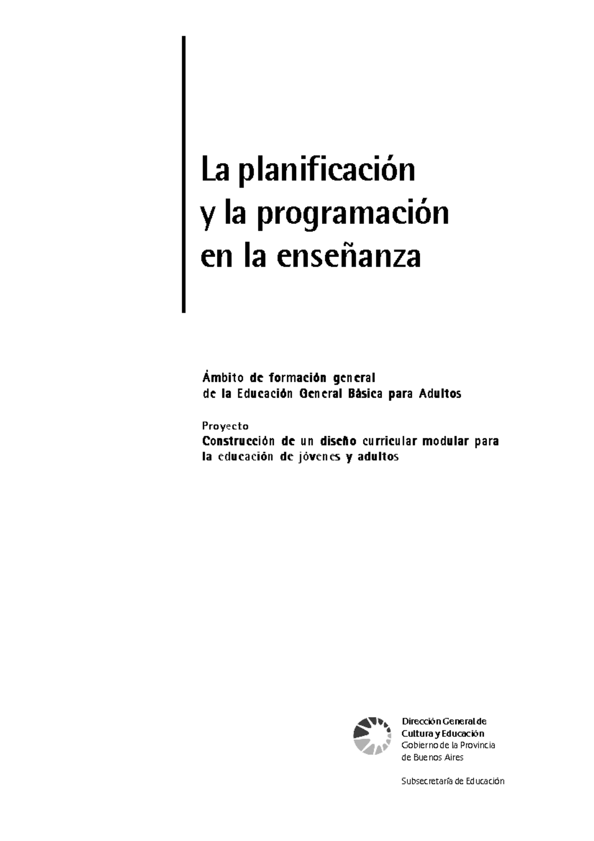 Planificacion programacion - La planificación y la programación en la ...