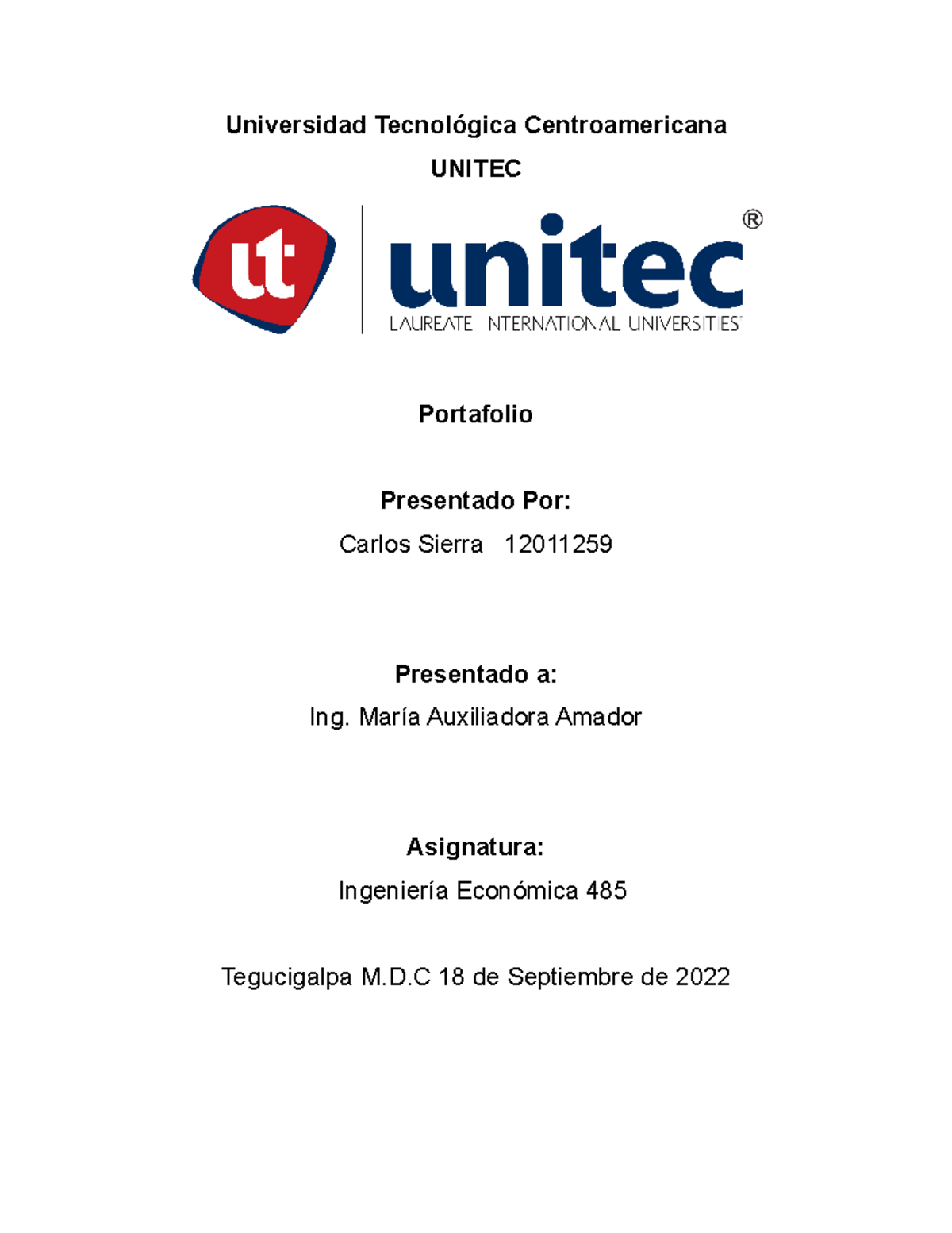 Introducción - Universidad Tecnológica Centroamericana UNITEC ...