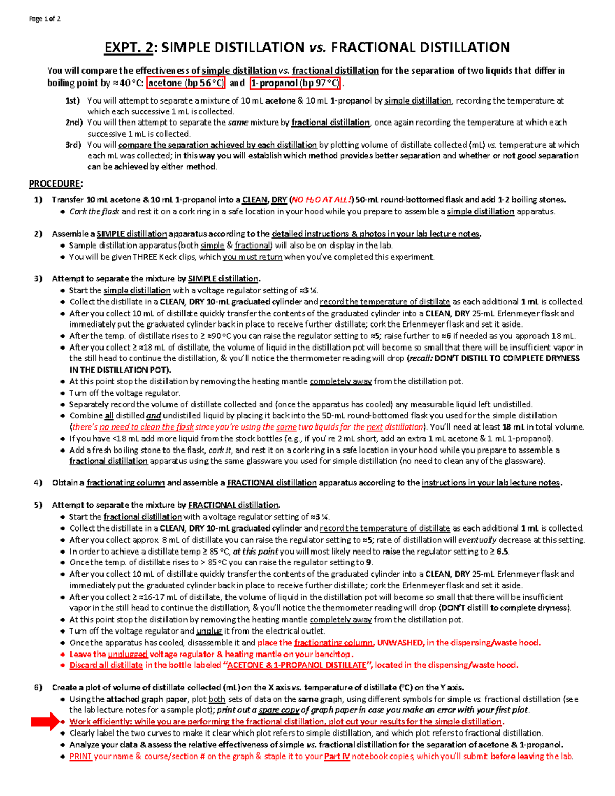 (EXPT 2) distillation (fall 2019 ) 12Aug2019 - Warning: TT: undefined function: 32 Warning: TT ...