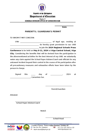 SELG Tabulation FORM Grade 5 - Mode of Election Manual Digital Hybrid ...