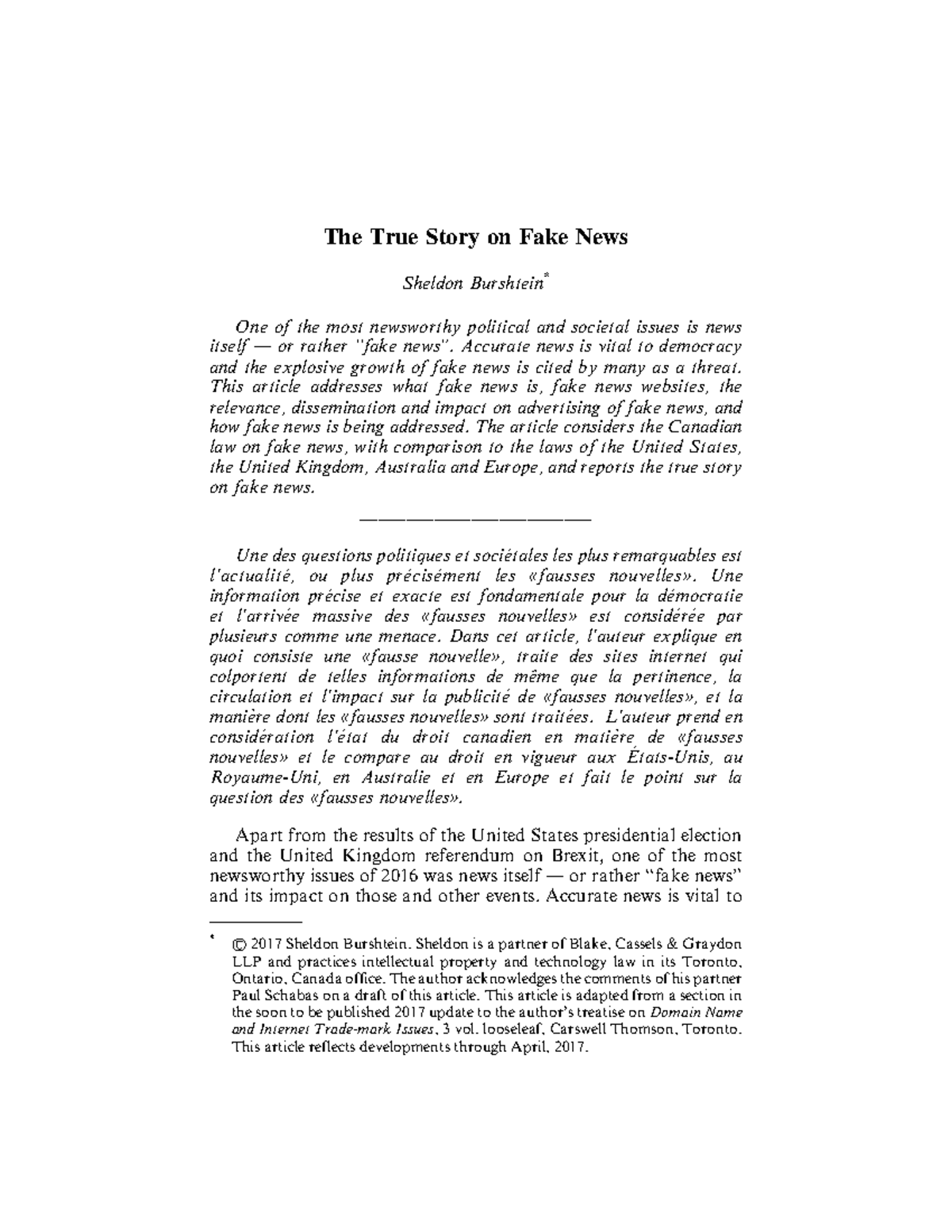 1934912990 1 - anomynous - The True Story on Fake News Sheldon ...