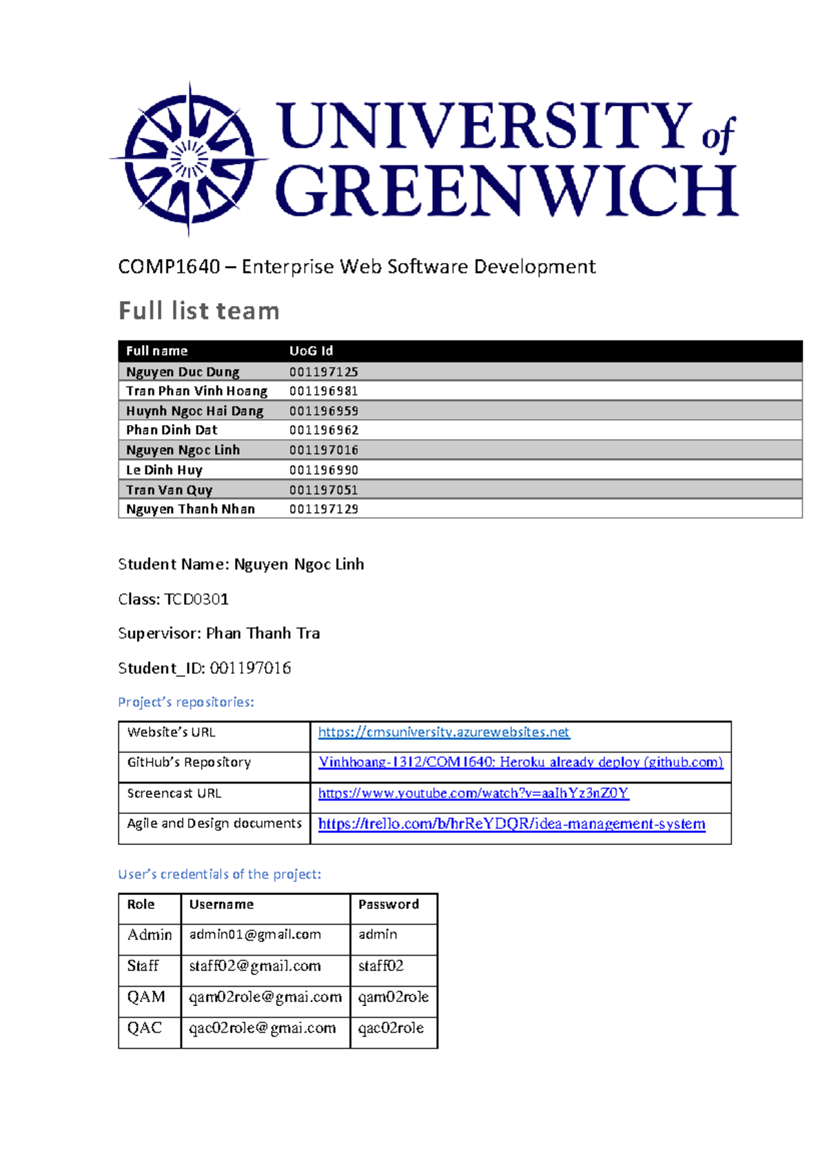 COMP1640 001197016 individual-đã chuyển đổi - COMP1640 – Enterprise Web Software Development ...