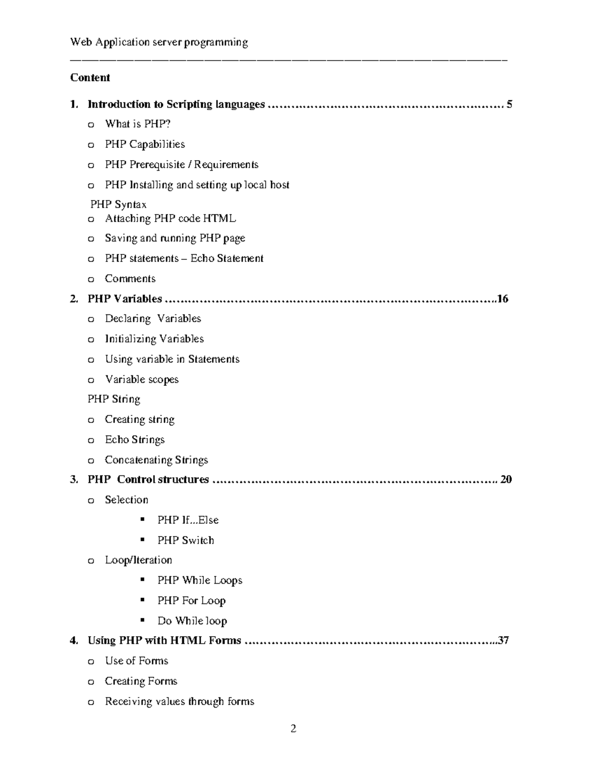 BIT 3202- Internet Programming Notes - ####### - Studocu