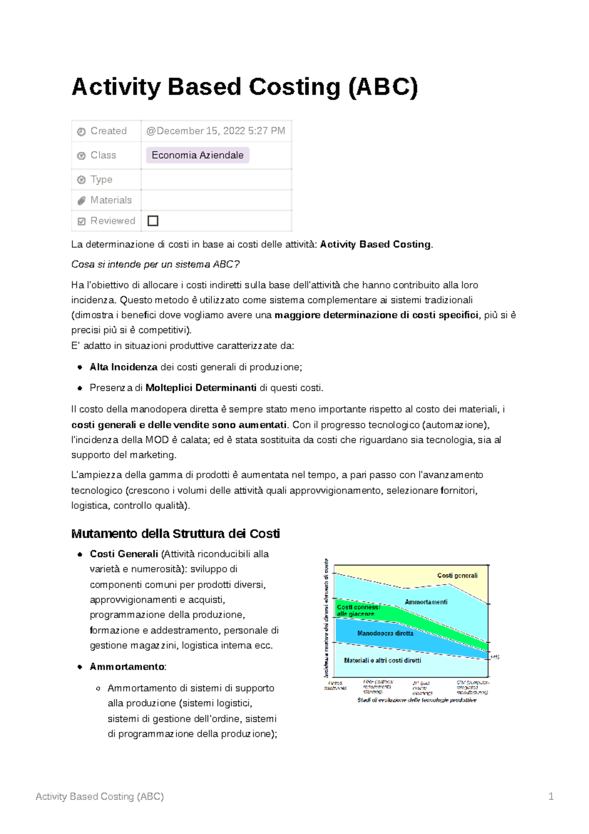 Activity Based Costing (ABC) - Activity Based Costing (ABC) Created ...