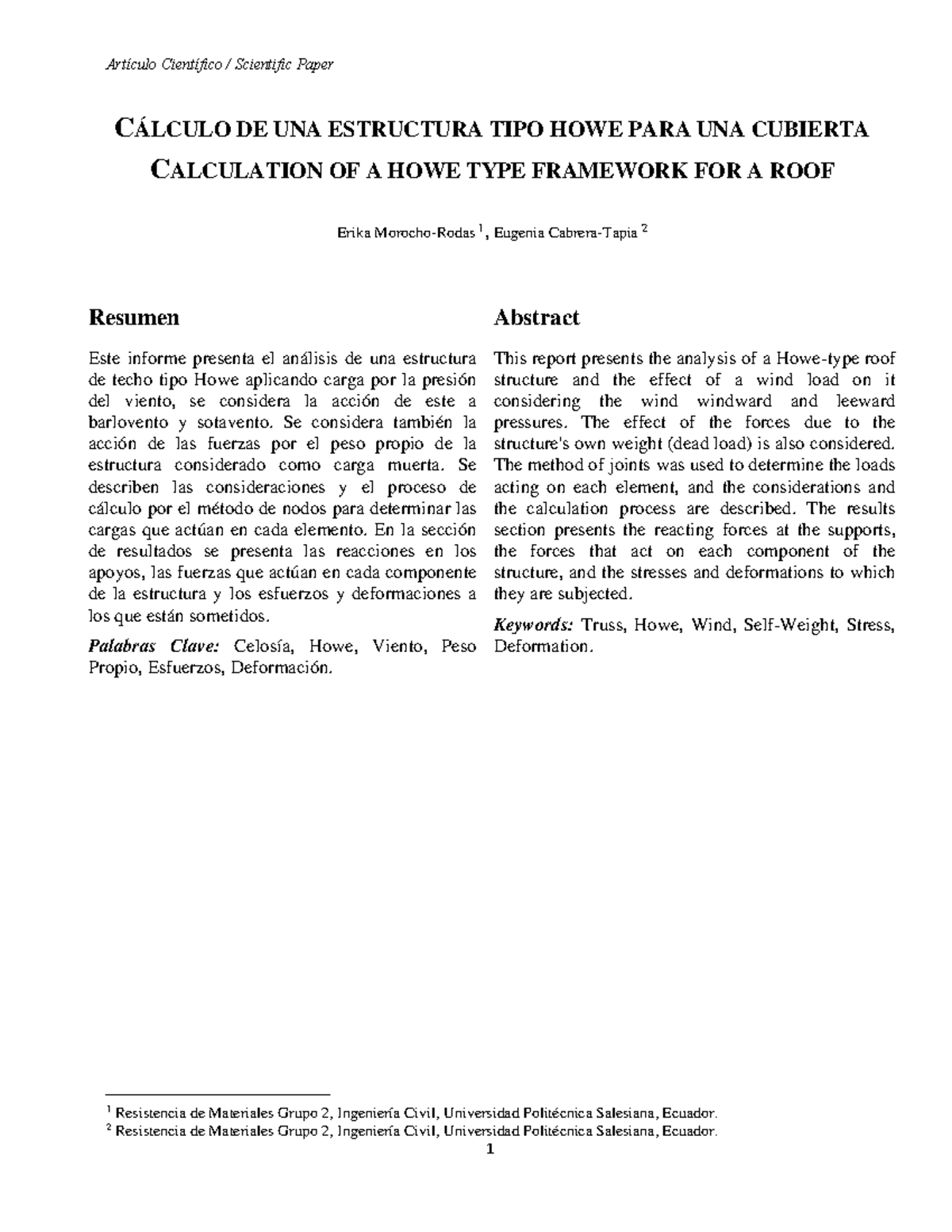 Informe Tipo Articulo Artículo Científico Scientific Paper CÁlculo