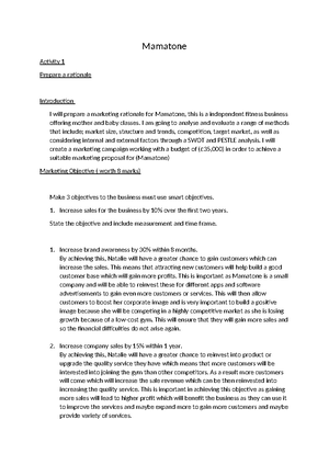 Unit 2 Marketing Jan 2022 Question Paper - Turn over Paper reference ...