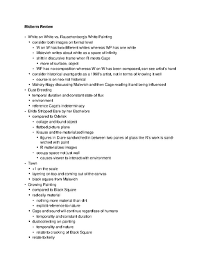 Midterm II Review - Studocu