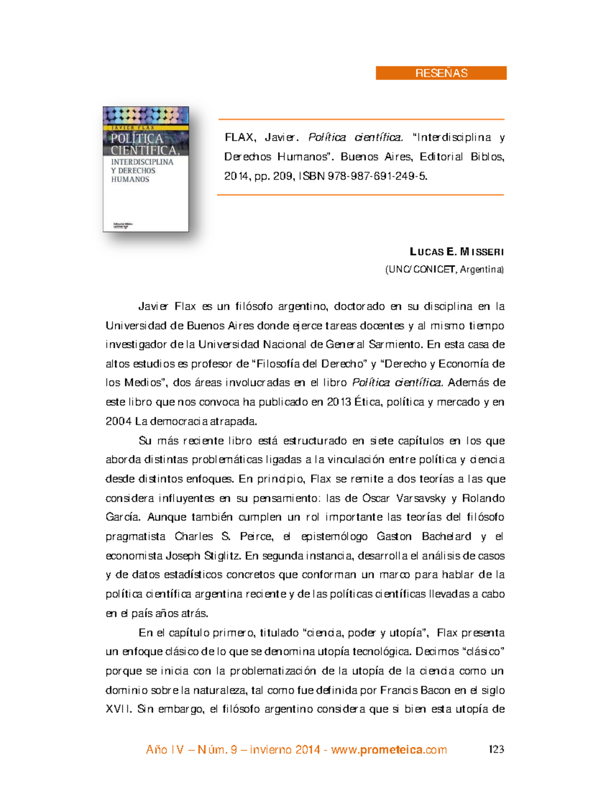 resumen autonomia cientifica interdisciplinaria y derechos humanos ...