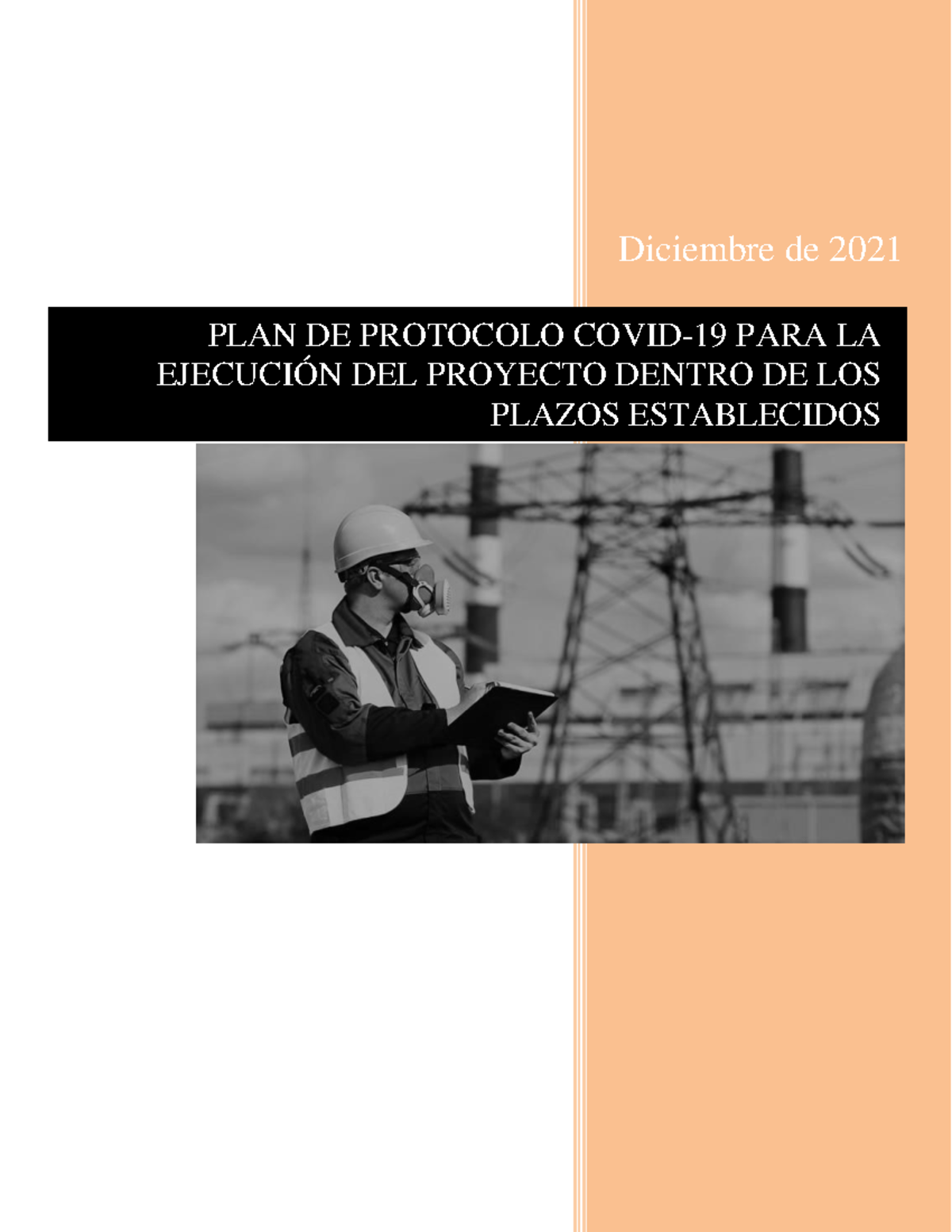 4.- PLAN Covid-19 - MODELO DE PLAN COVID - Diciembre de 2021 PLAN DE ...