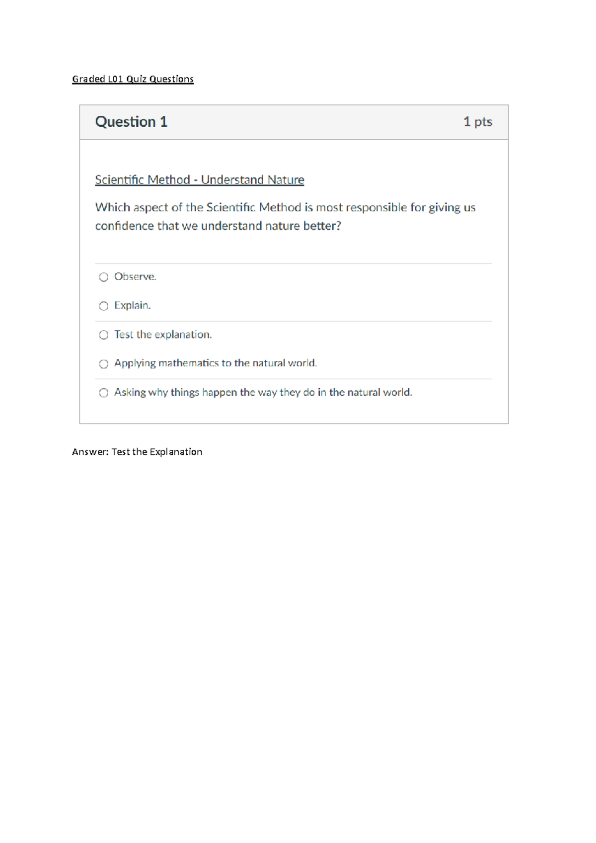 Graded L01 - L03 Quiz Questions with Answers PDF - Graded L01 Quiz ...