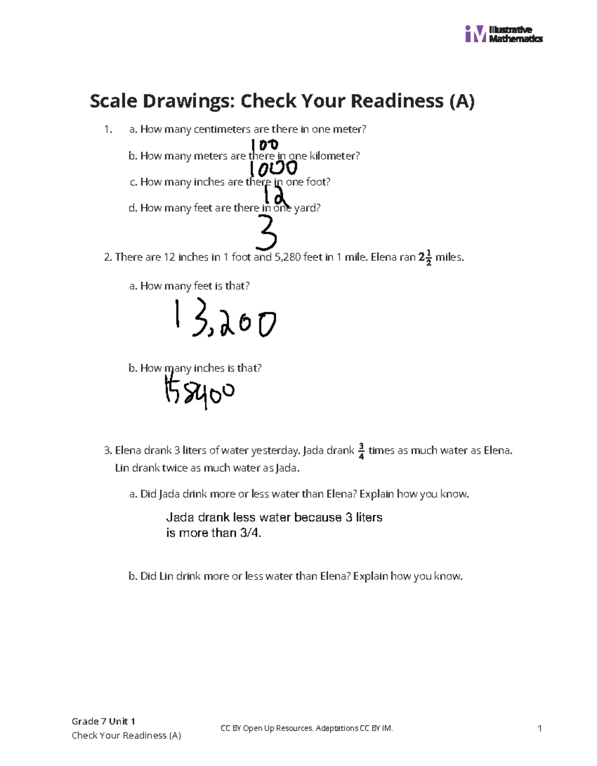 1-1+Check+Your+Readiness+%282%29 - Scale Drawings: Check Your Readiness ...