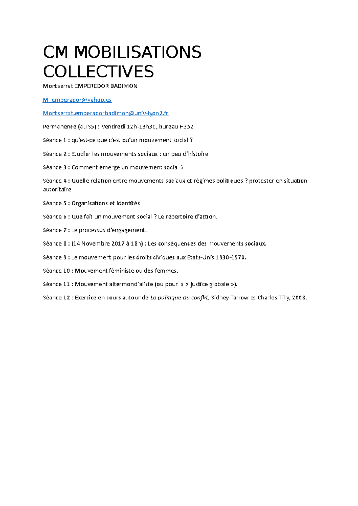 CM Mobilisations collectives - CM MOBILISATIONS COLLECTIVES Montserrat ...