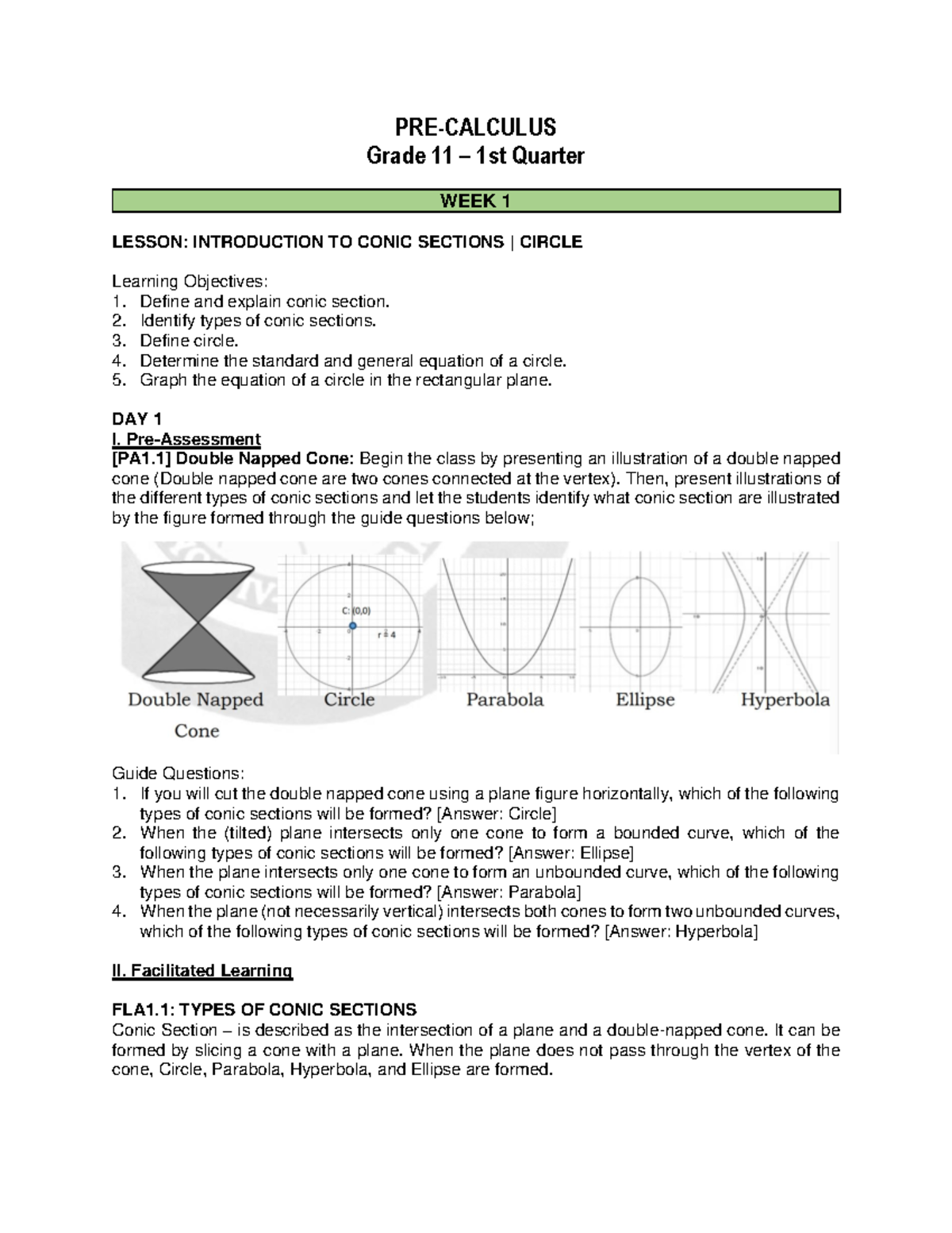 PRE- Calculus - notes!! @credits to the rightful owner;) - PRE-CALCULUS ...