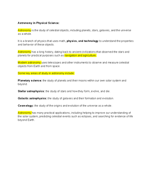 Physical Science- Chapter 1 - Chapter 1 Physical Science What is ...